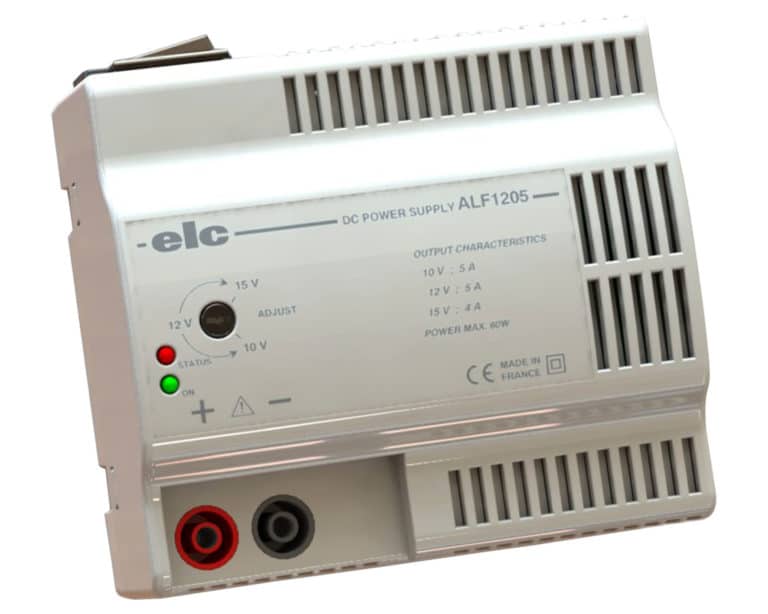 Alimentation stabilisée, de laboratoire : 12V, 60W - ELC