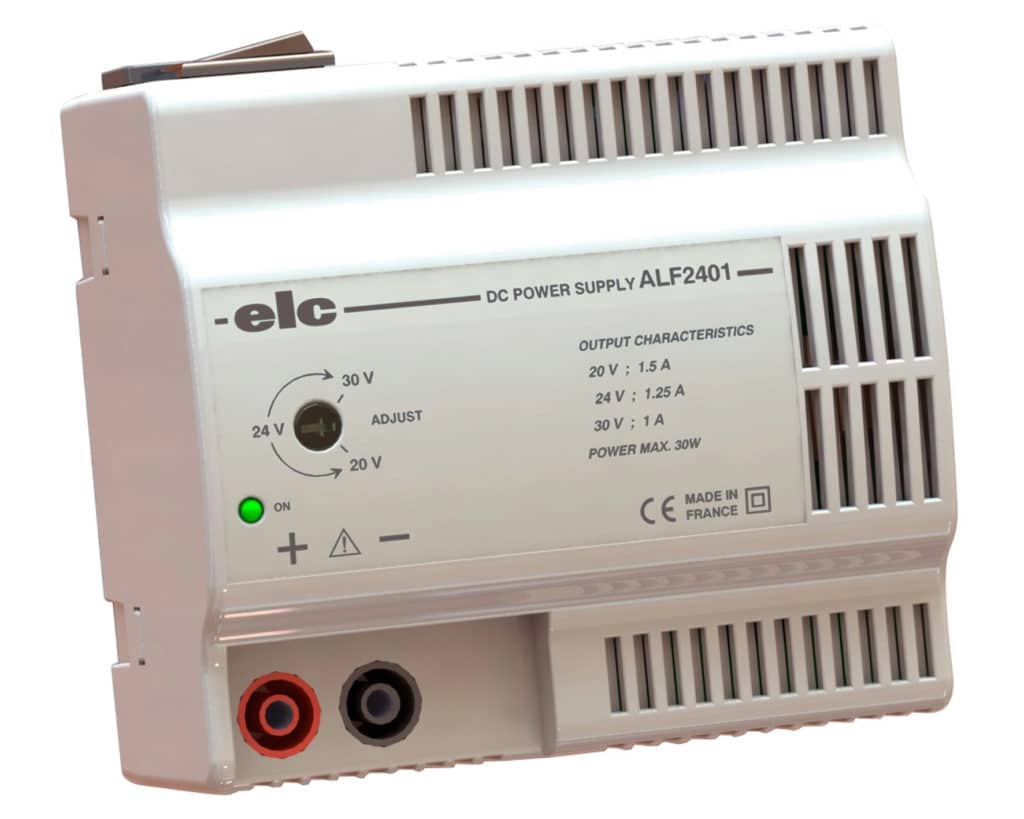 Switching regulated bench power supply 24V, 30W - ELC