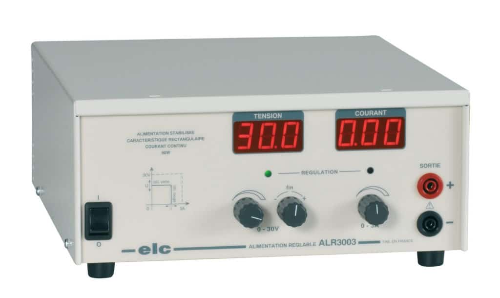 Programmable and adjustable bench power supplies - ELC