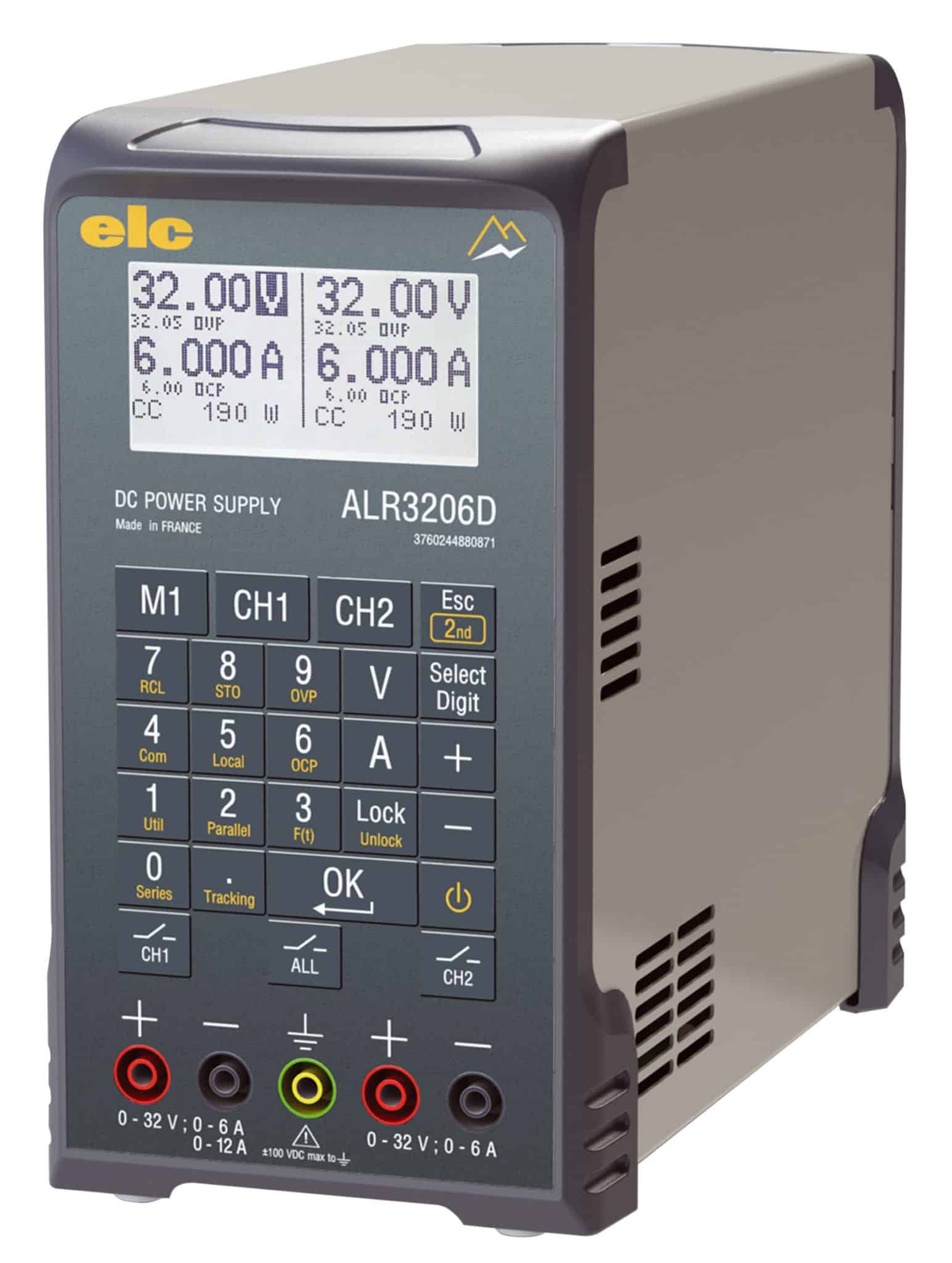 Programmable and adjustable bench power supplies - ELC