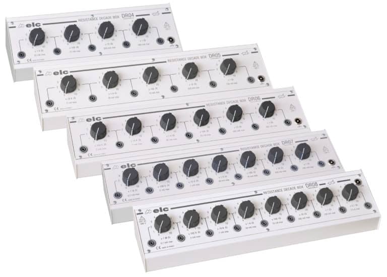 Decades resistance box : 1% 1Ohm to 11,110KOhms - ELC