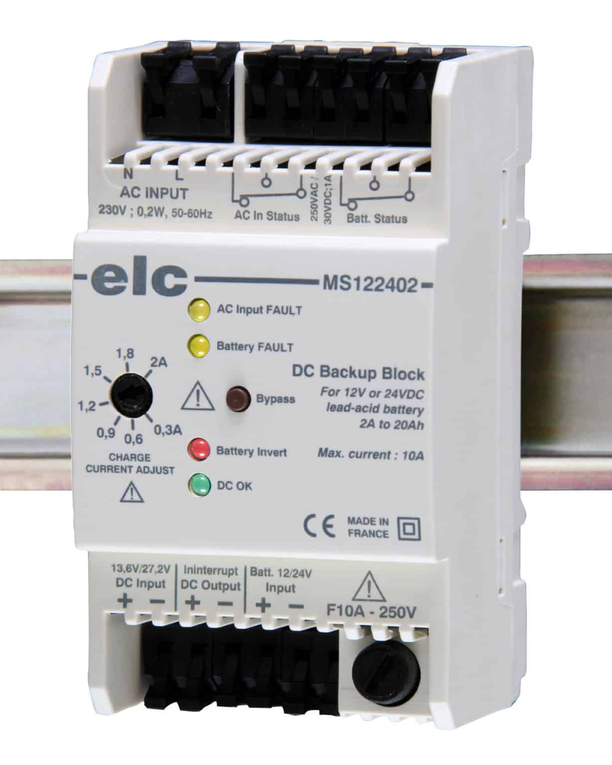 Alimentations 12V rail DIN - ELC