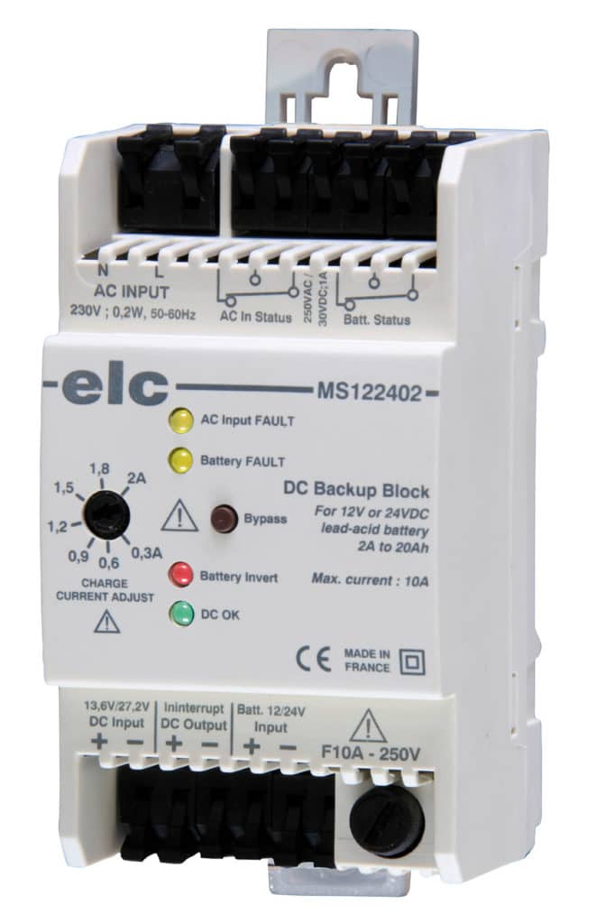 Back up system 12 or 24V until 20AH - ELC